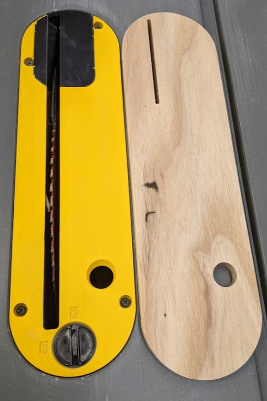 DeWalt DWE7491 Zero Clearance Insert Design Files — DXF, F3D, SKP, STE ...